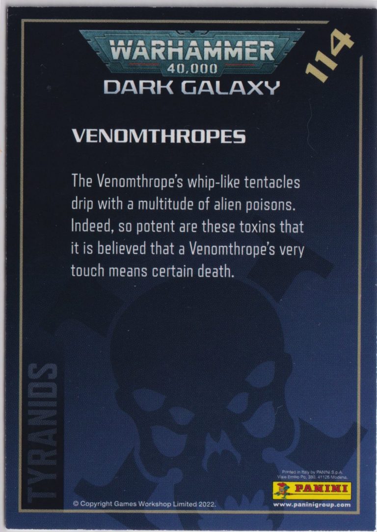 The Grim, Dark Galaxy of Warhammer 40k Trading Cards - Trading Card ...