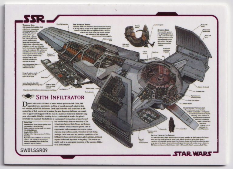 Sith Infiltrator: SW01.SSR09 - Trading Card Archives