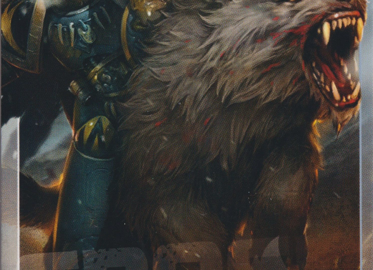 Warhammer 40k Dark Galaxy, Thunderwolf Cavalry: OW-031 - Trading Card ...