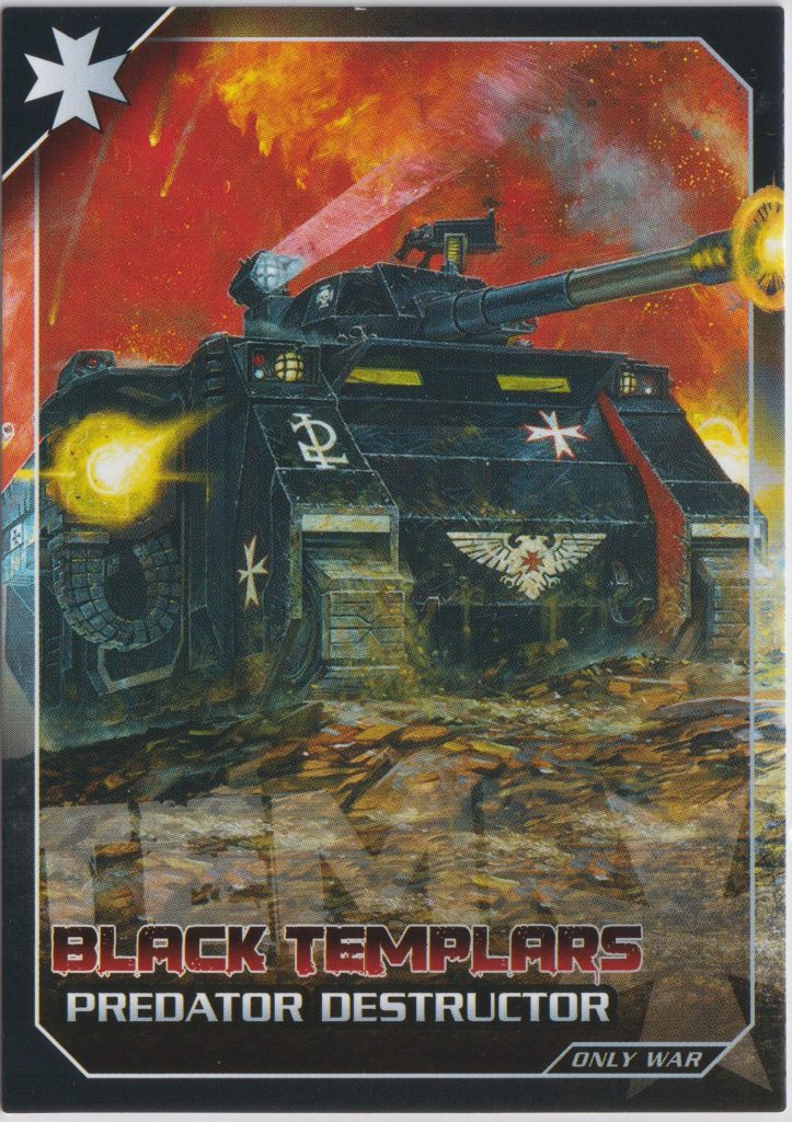 Warhammer 40k Dark Galaxy, Predator Destructor: OW-210 - Trading Card ...