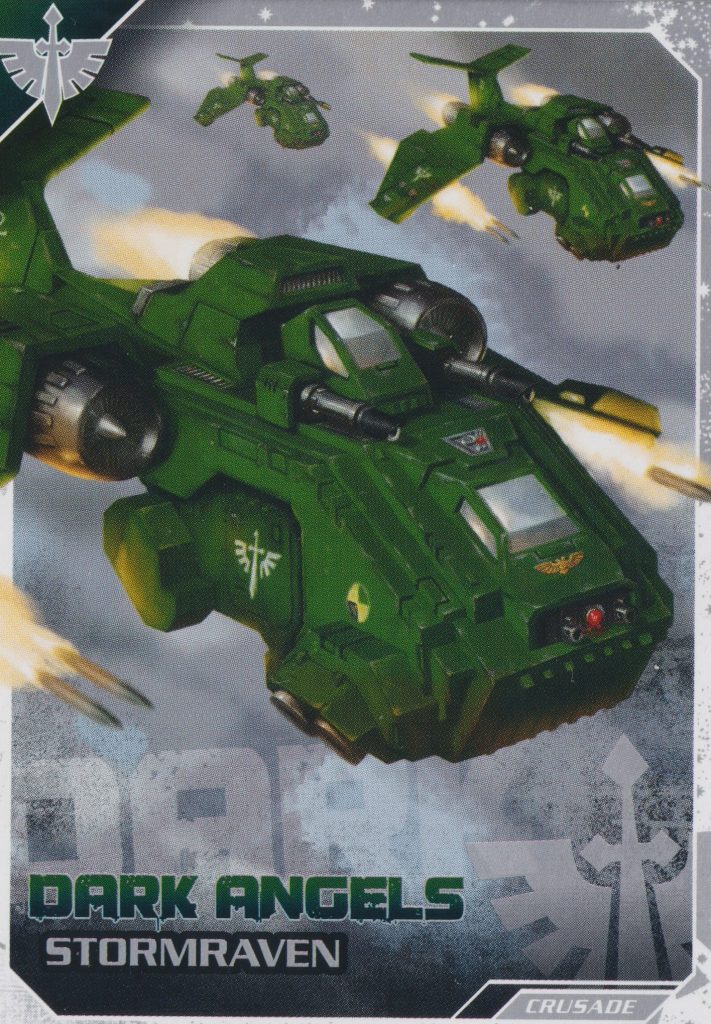Warhammer 40k Dark Galaxy, Storm Raven: CR-023 - Trading Card Archives