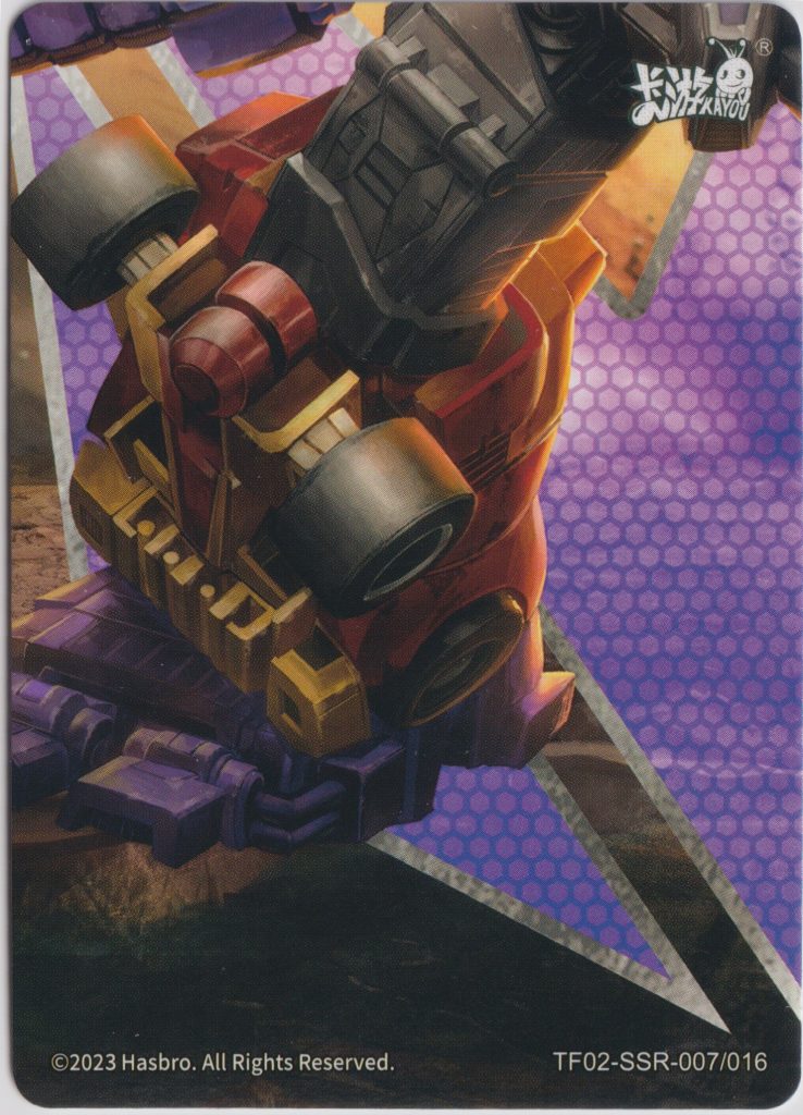 Kayou Transformers: TF02-SSR-007 - Trading Card Archives