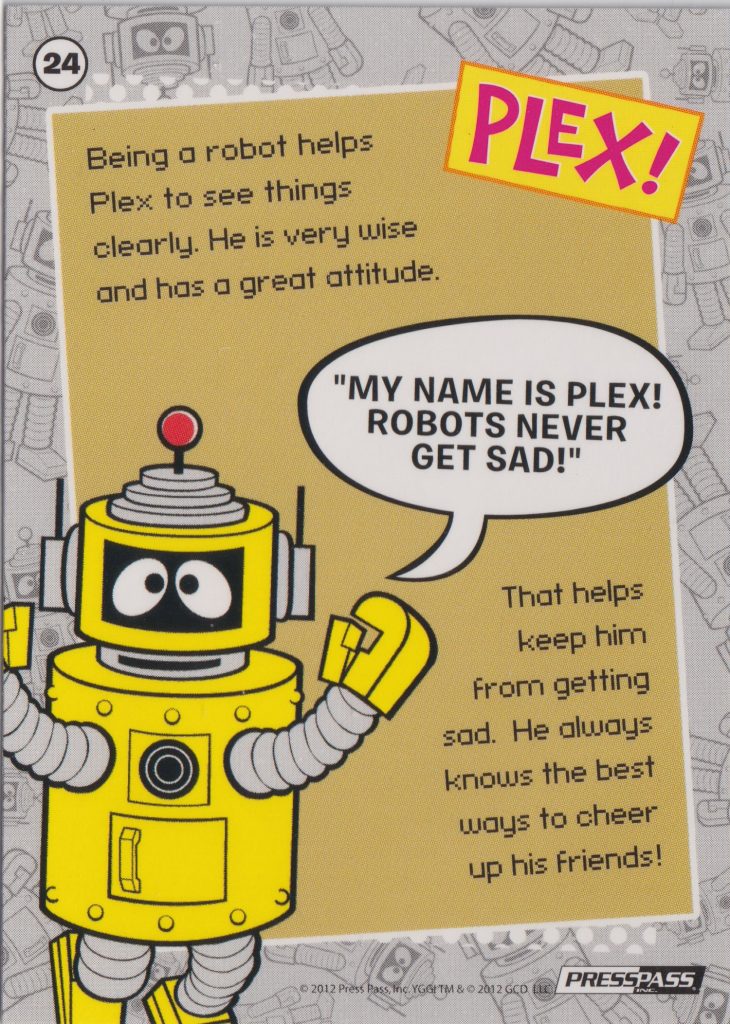 Yo Gabba Gabba, Plex, Card 24 - Trading Card Archives