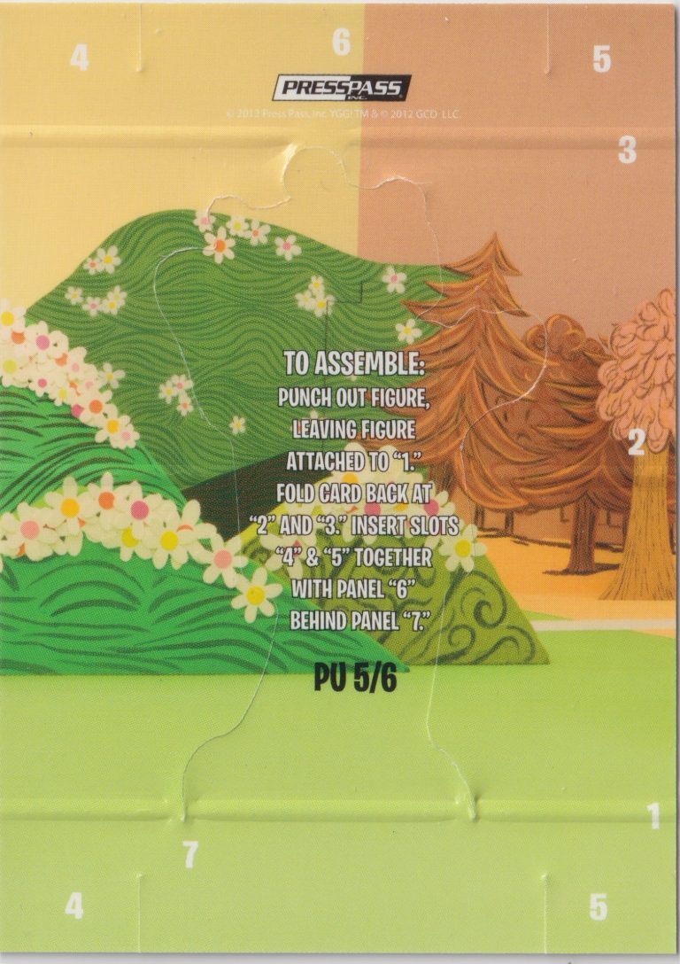 Yo Gabba Gabba, Plex Pop Up, Card po5 - Trading Card Archives