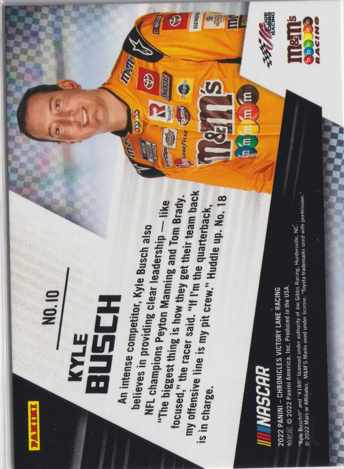 Nascar Chronicles 10: Kyle Busch - Trading Card Archives