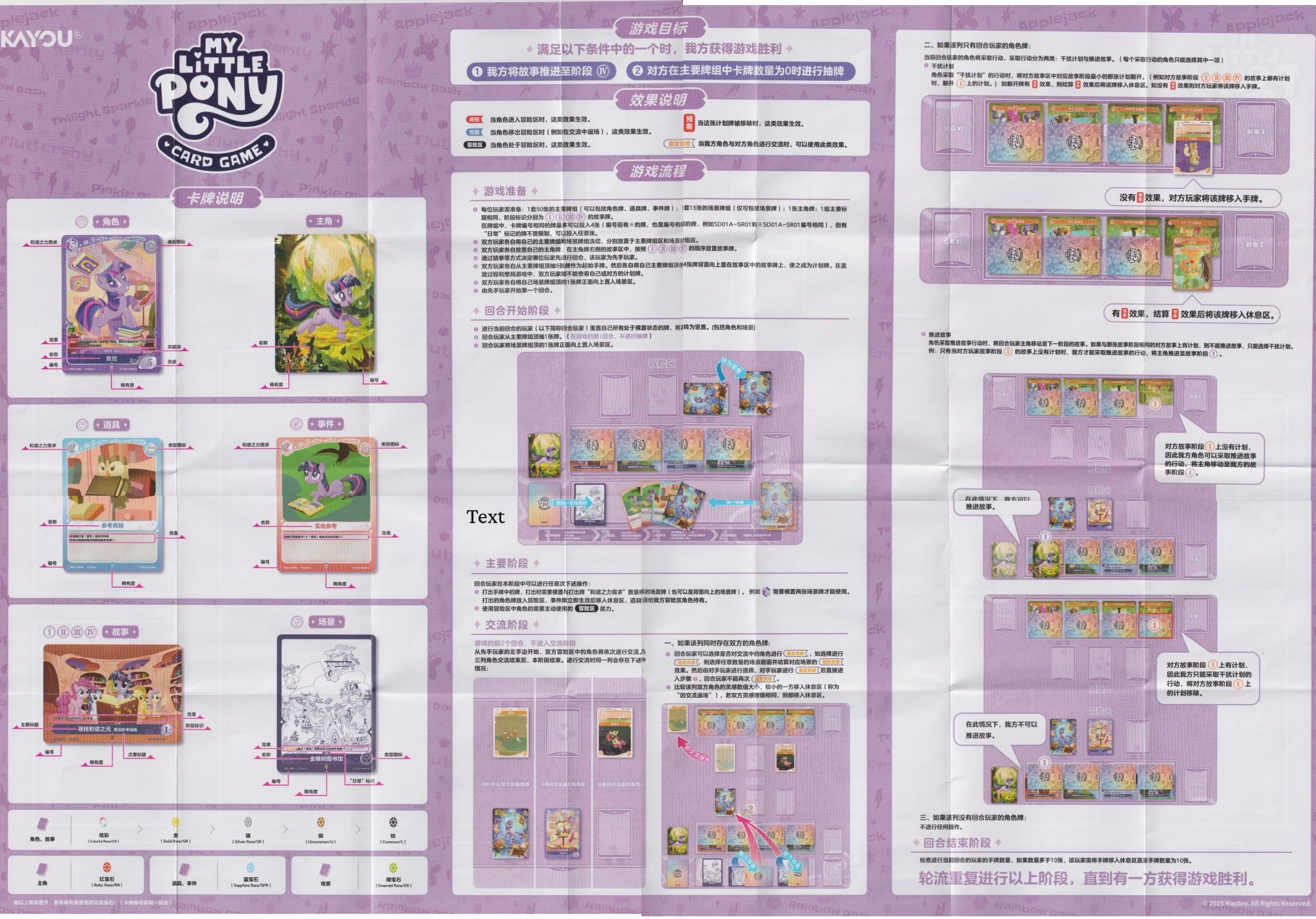 How to Play My Little Pony TCG (Kayou) - Trading Card Archives